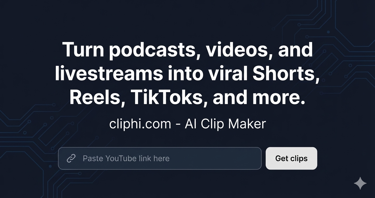 Turn Facebook Videos into Instagram Reels (Free AI Tool) | Cliphi